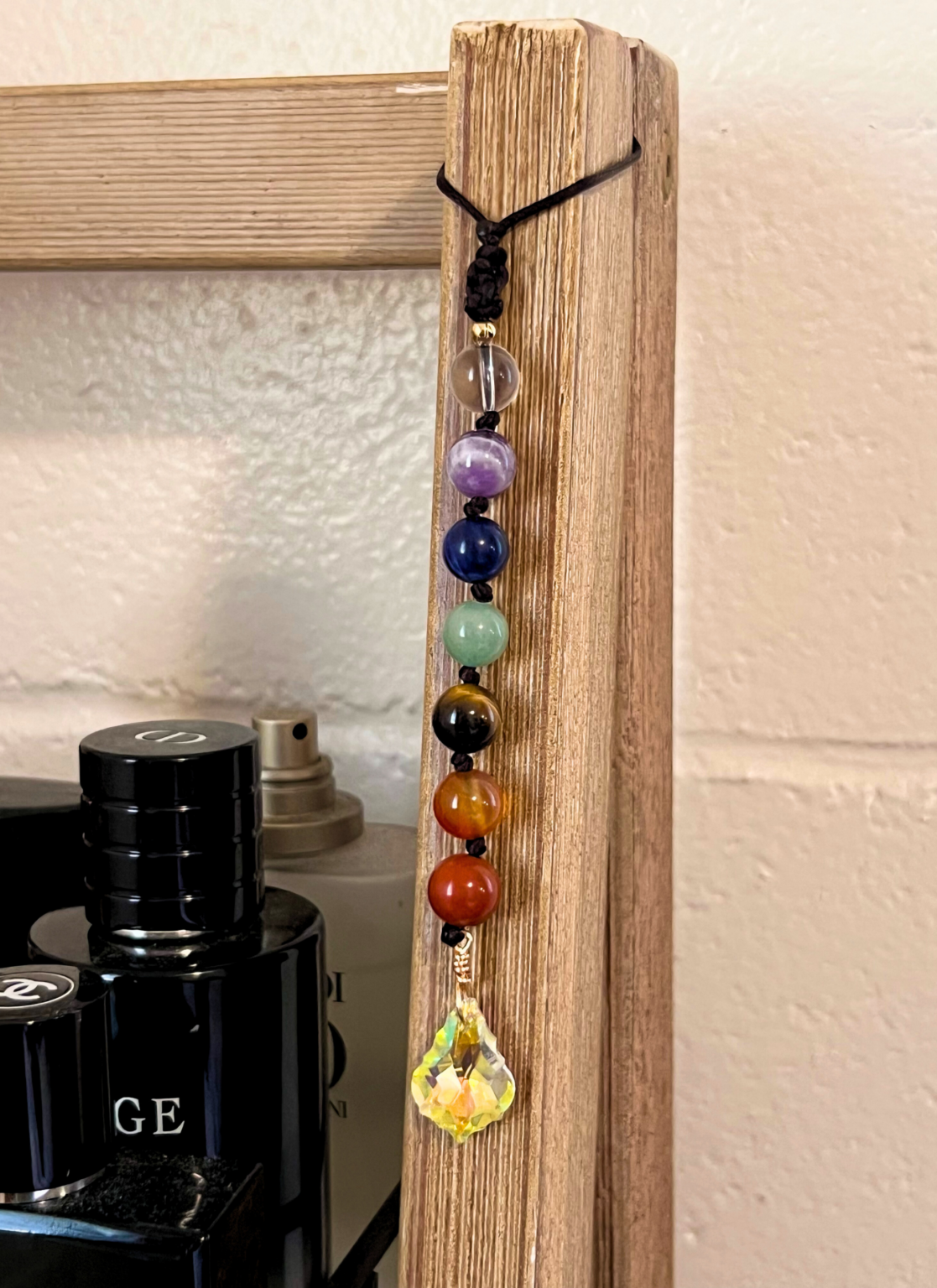 Stunning 7 Chakra Stones Suncatcher Car Charm